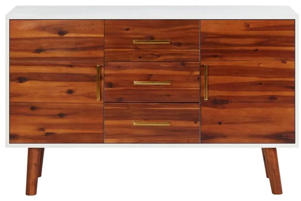 vidaXL Příborník 110 x 35 x 70 cm masivní akáciové dřevo a MDF
