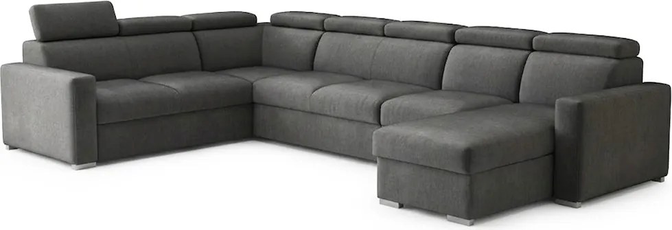 Sedací souprava PEDRO U | 250x380x170 | rozkládací + 3x úložný prostor | VÝBĚR TKANIN