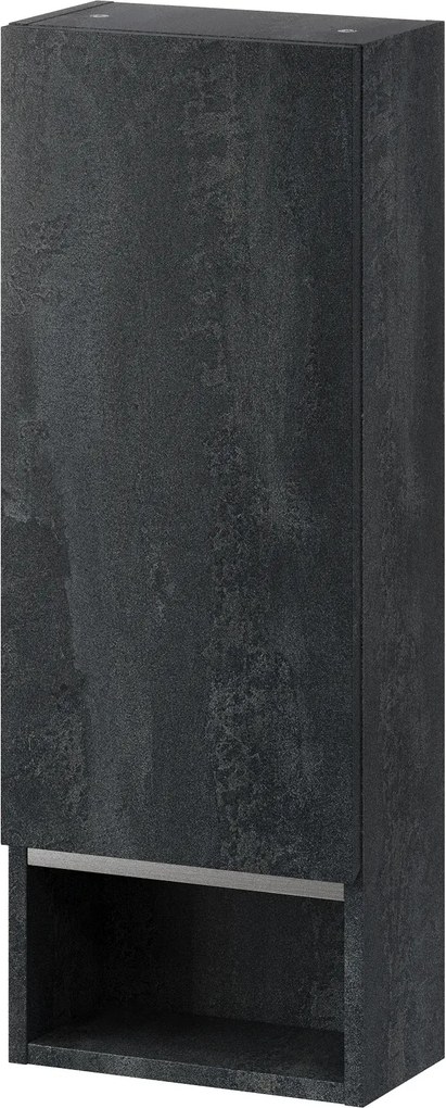 Závěsná koupelnová skříňka Letto 05 30 cm černý beton