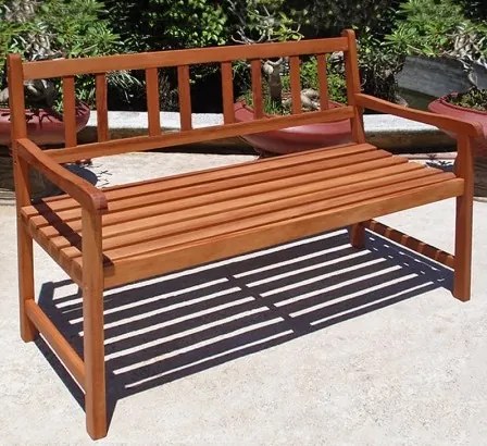 InternetovaZahrada - Zahradní dřevěná lavice Alan