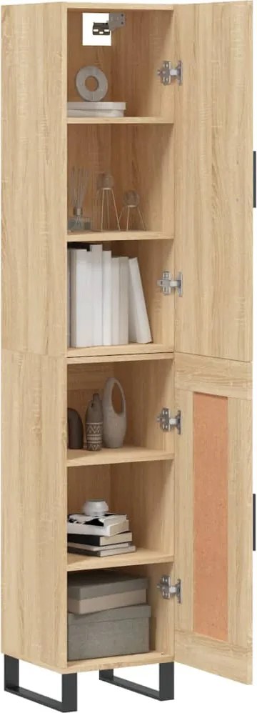 Skříň highboard dub sonoma 34,5 x 34 x 180 cm kompozitní dřevo 3199132