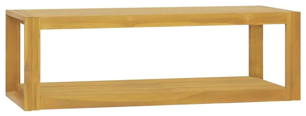 vidaXL Nástěnná koupelnová skříňka 110 x 45 x 35 cm masivní teak