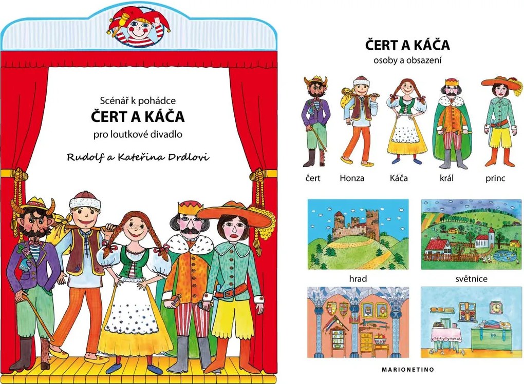 MARIONETINO Čert a Káča - scénář k pohádce