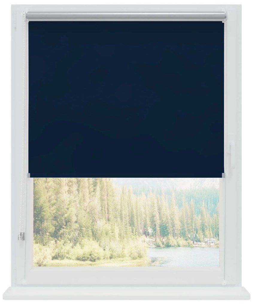 Termoizolační roleta neinvazivní Navy Silver 32x150 cm