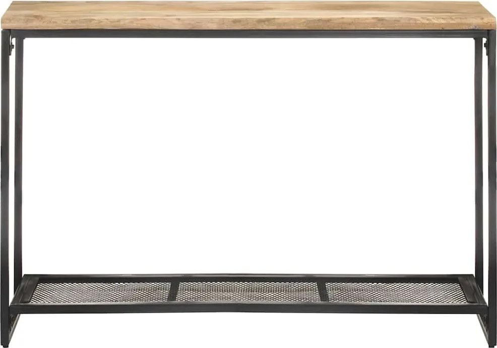 Konzolový stolek 110 x 35 x 75 cm masivní mangovníkové dřevo 320247