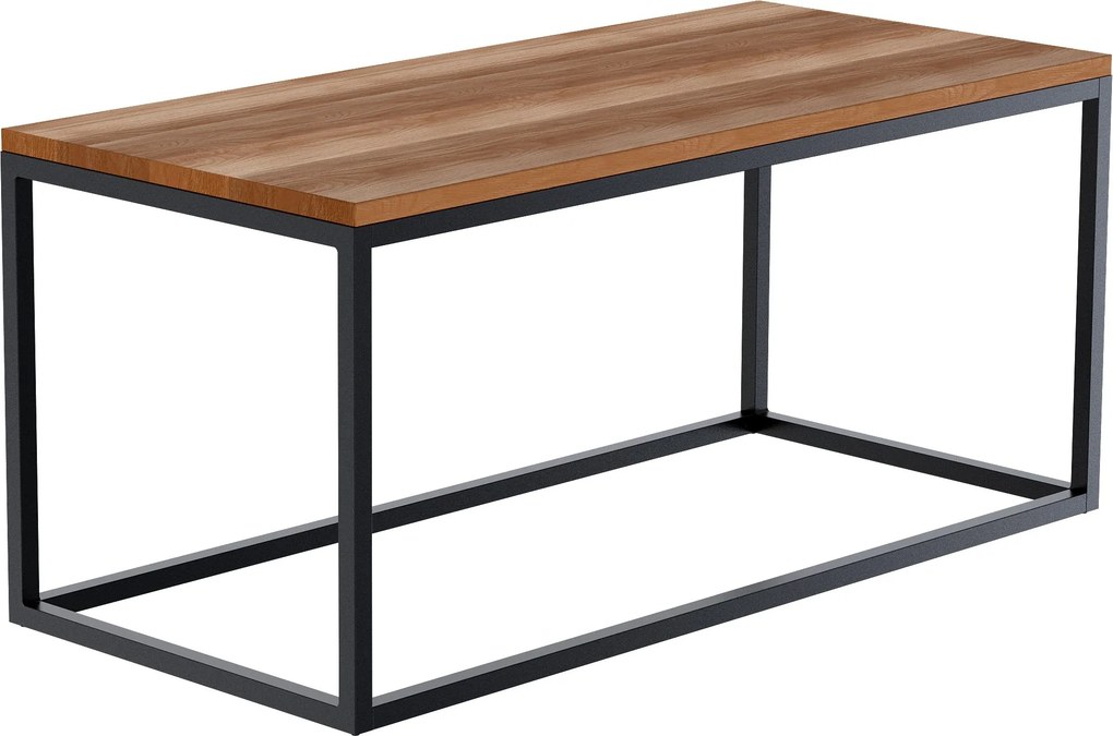 Konferenční stolek Manteo 100x45x50 cm – dubová