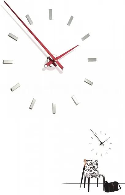 Designové nástěnné hodiny Nomon TACON 12L red 100cm