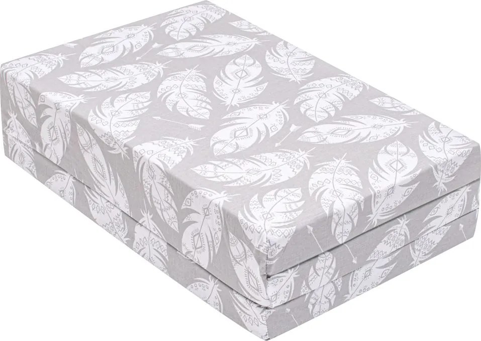 Skládací matrace do postýlky New Baby STANDARD 120x60x5 cm pírka