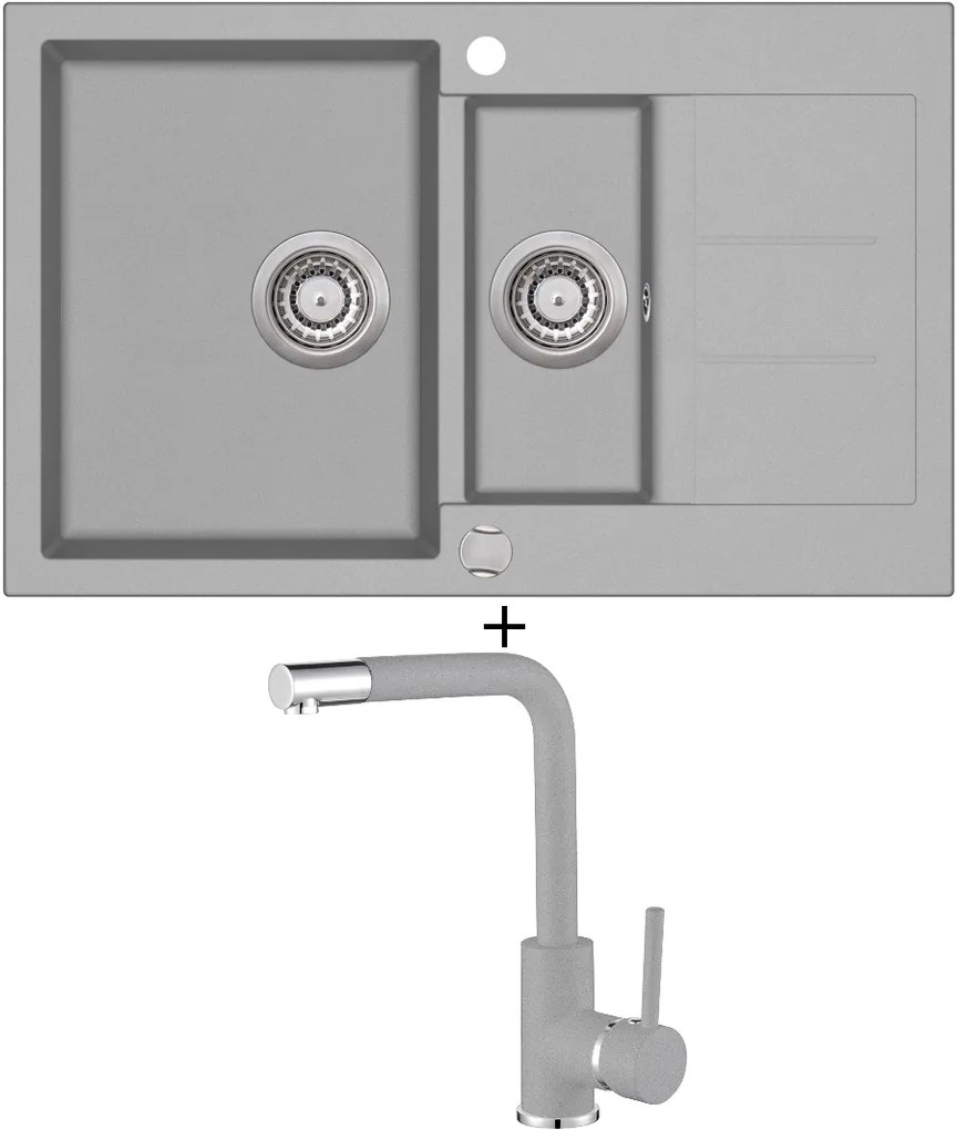 SET Aquastone ATLAS 70 šedá + Aquastone AQ 5581 šedá