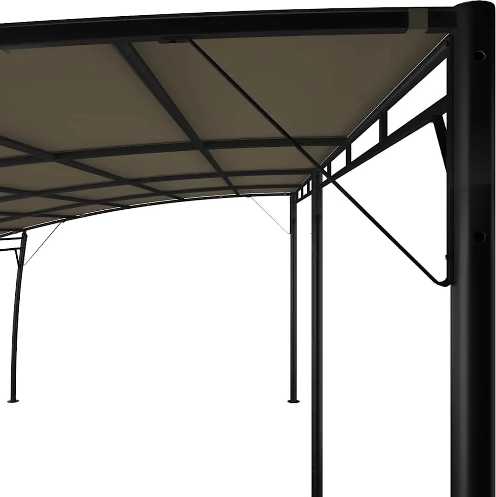 Slunečníkové markýzy 6 x 3 x 2,55 m Taupe 312256