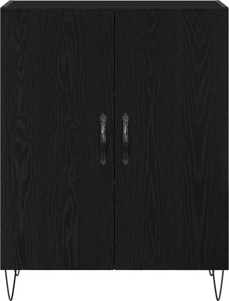 Vysoký bufet 2 ks Černý dub 69,5 x 34 x 180 cm 3333093