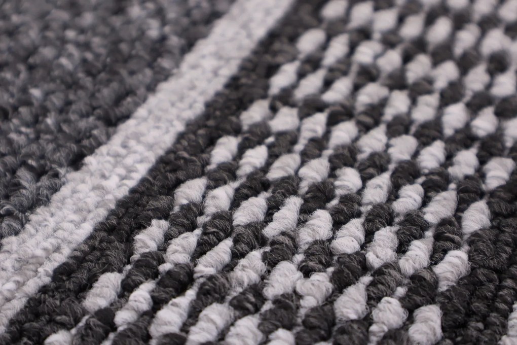 Condor Carpets, Běhoun na míru Promenade 8727 antra, šíře 100 cm, šedá, chodba / předsíň