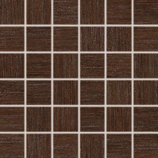 Mozaika Rako Defile hnědá 30x30 cm, mat, rektifikovaná DDM06361.1