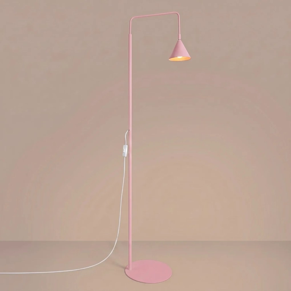 Sollux Lighting Stojací lampa NOX růžová