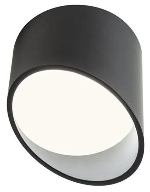 Redo 01-1626 stropní LED svítidlo Uto matně černé, 6W, 3000K, ø9cm