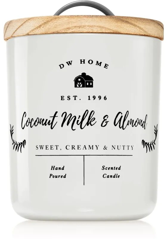 DW Home Farmhouse Coconut Milk & Almond vonná svíčka 428 g