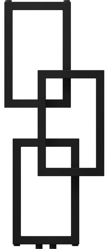 Mexen Grid, dekorativní koupelnový radiátor 870 x 360 mm, 209 W, černá, W215-0870-360-00-70