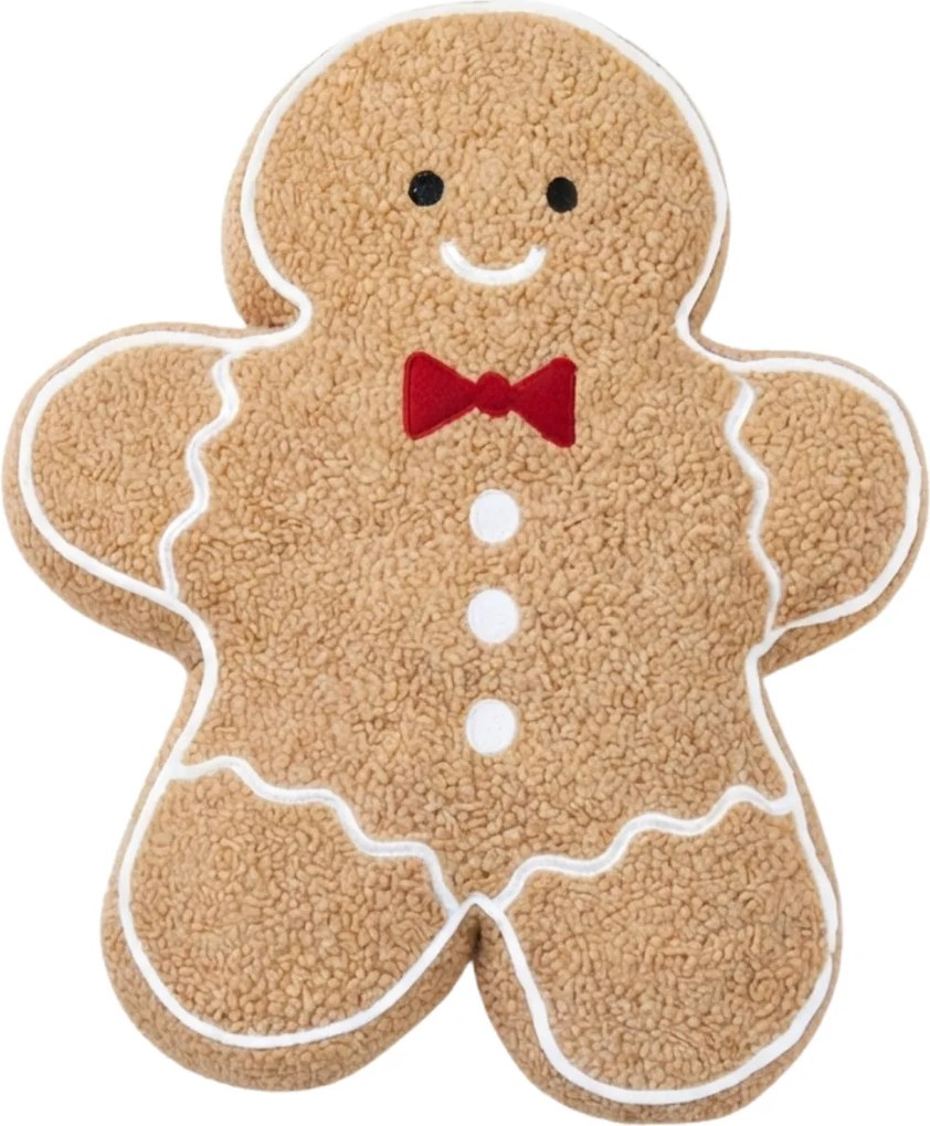 Dekorační polštářek GINGERBREAD 30x40 cm, hnědý