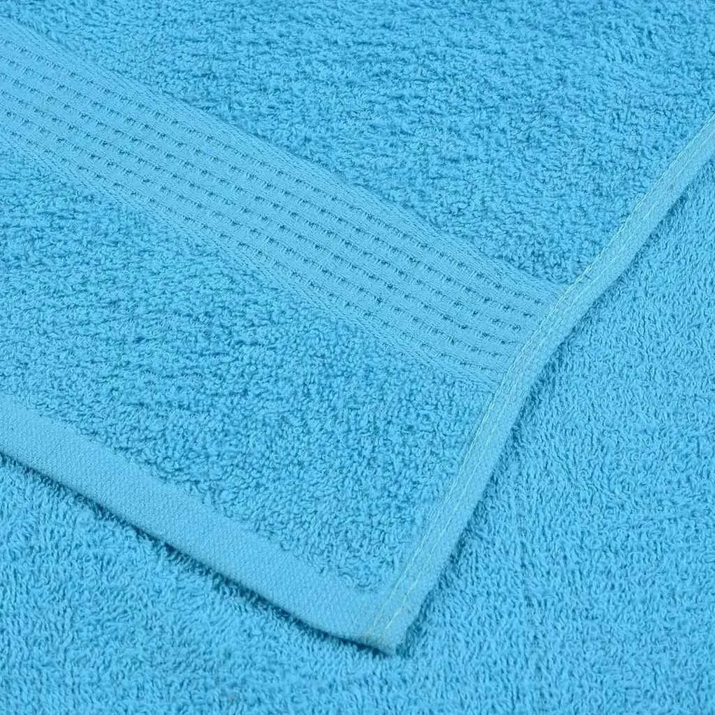 Ručníky pro hosty FROGN 10 ks tyrkysové 30x50 cm 360 g/m² 136973