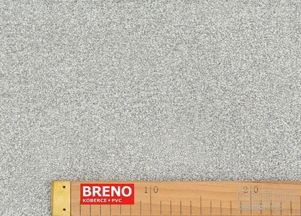 Breno Metrážový koberec MONACO 74 šedý, šíře 400 cm, Šedá