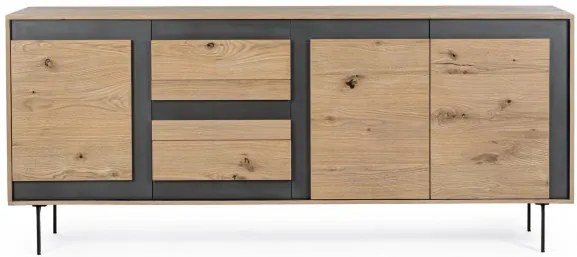 BIZZOTTO Dřevěný kabinet STANWOOD 200x85 cm 0747105