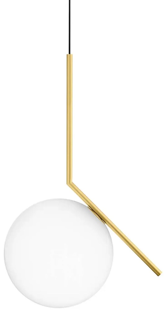 FLOS DEC F3176059 Designové závěsné svítidlo IC Suspended 2 mosaz 205W E27 (3166059+3137059) - FLOS Decorative