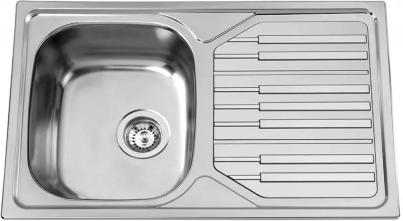 Sinks PIANO 800 V 0,7mm leštěný