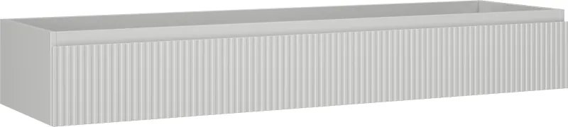 Mexen Rivel, koupelnová skříňka 160 cm, 1 zásuvka, drážkovaná, šedá matná, 91A20-16023-1-BF62