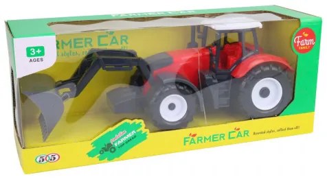 Traktor na setrvačník s radlicí, 31 cm