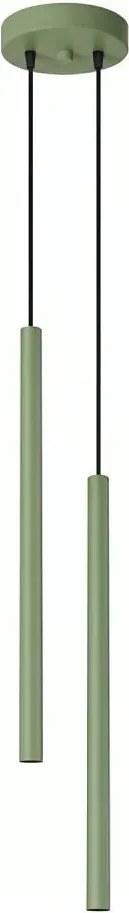 Sollux SL.2134 - Lustr na lanku PASTELO 2xG9/8W/230V zelená