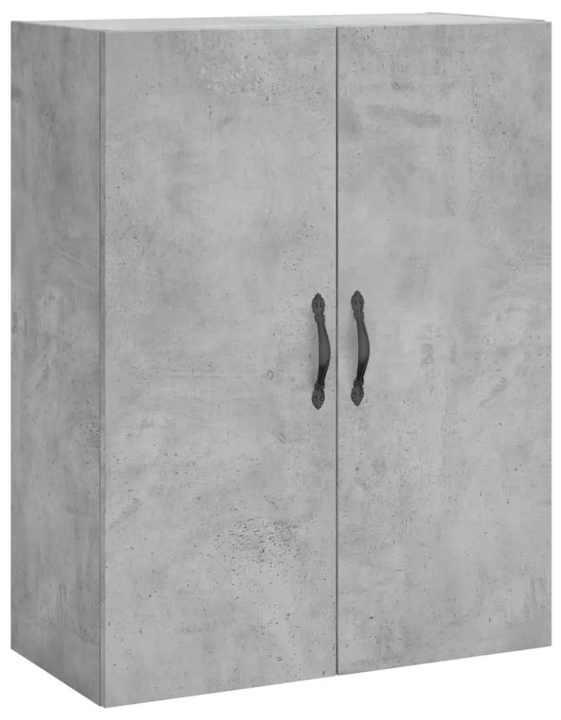 Skříň highboard betonově šedá 69,5x34x180 cm kompozitní dřevo,  3198109