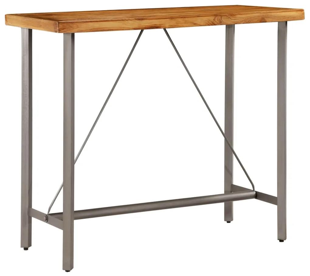 Barový stůl z masivního recyklovaného teaku 120 x 58 x 106 cm - Default Title