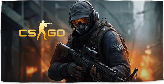 Sablio Ručník CS:GO Voják 2 - 50x100 cm