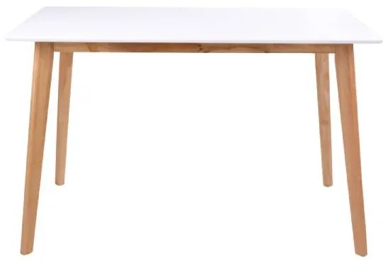 Vojens jídelní stůl 120x70 cm bílá/přírodní