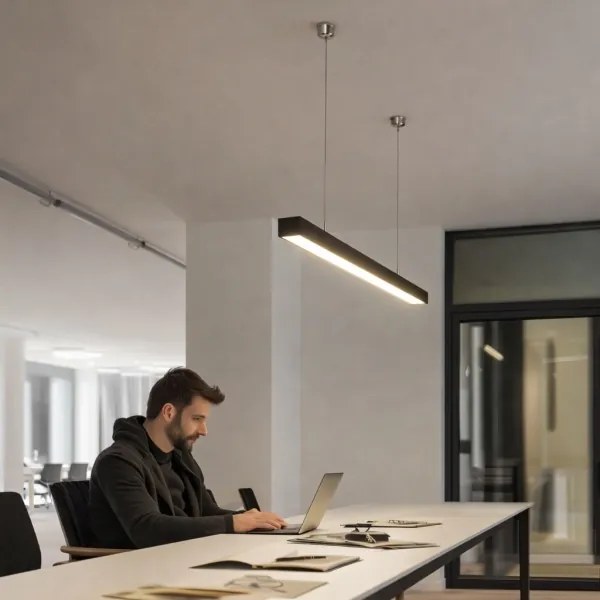 Brilagi- LED Závěs. svít. FULLDAY LED/20/30/40W/230V 2700/4000/6000K 120cm černá