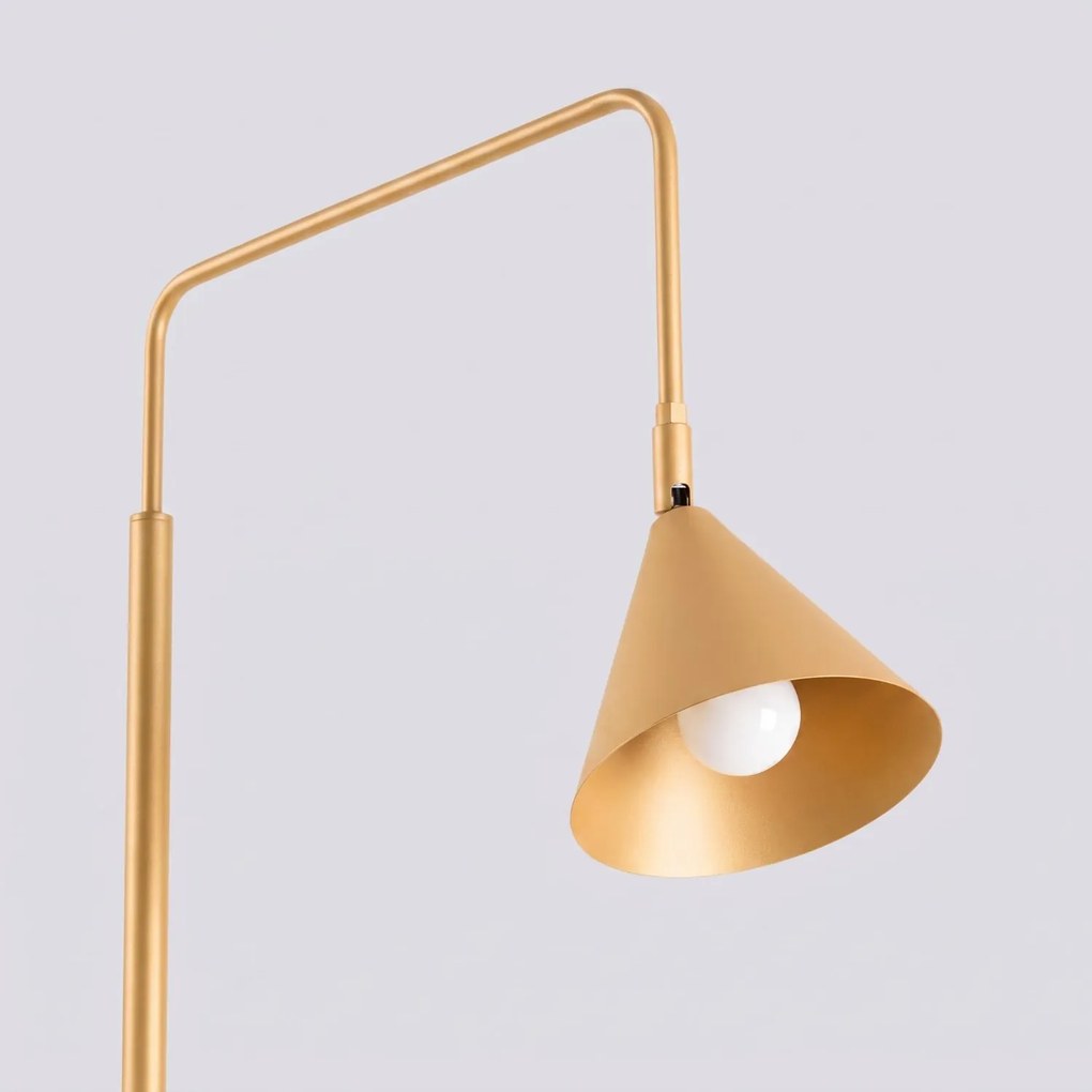 Sollux Lighting Stojací lampa NOX zlatá