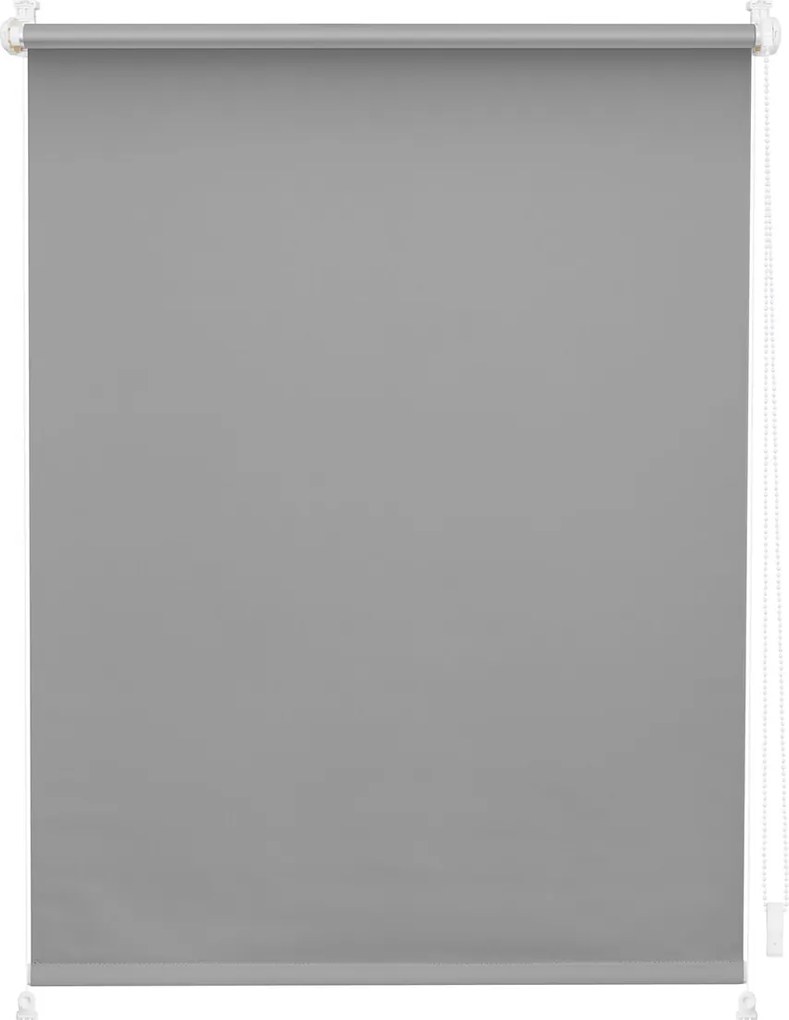 Lichtblick Roleta Klemmfix, bez vrtání, napnutá, zatemňovací, od 45 x 150 cm. (šedá, 80 x 200 cm)