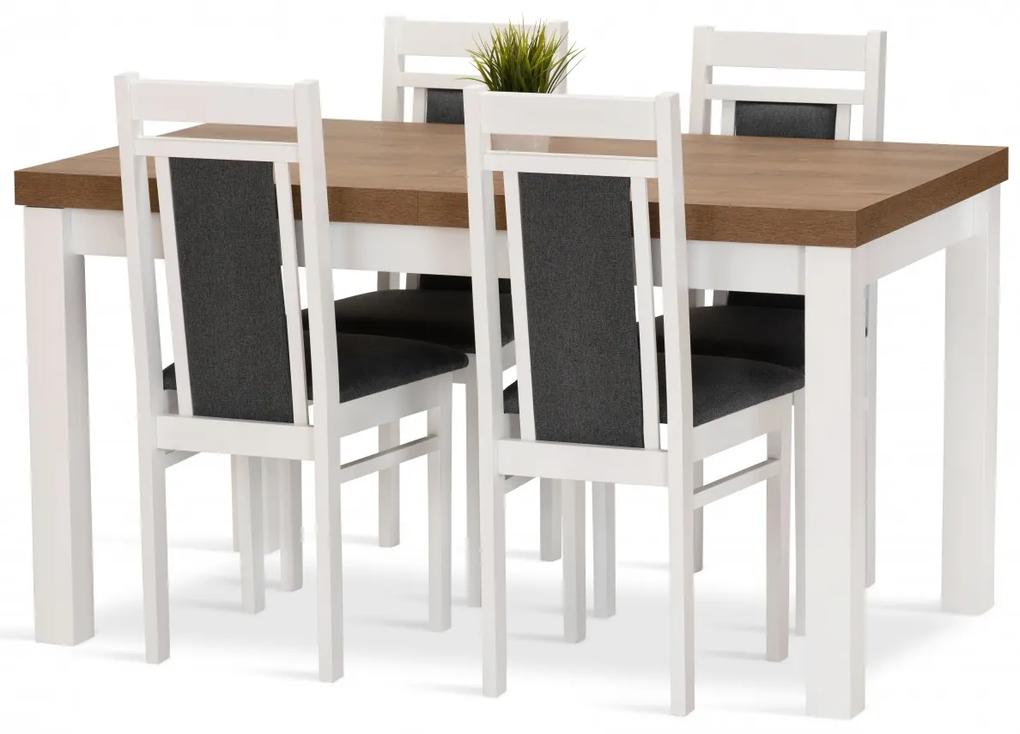 Jídelní sestava ULA stůl + 4 židle