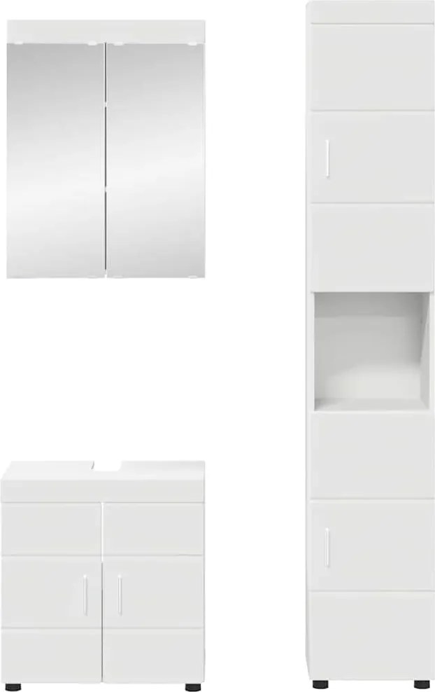 Sada koupelnového nábytku TULUM 3 ks Bílá 60 x 34 x 63 cm 3398034
