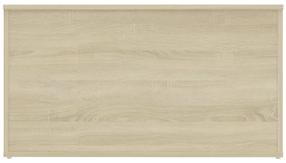 Úložná truhla sonoma dub 84 x 42 x 46 cm kompozitní dřevo - Default Title