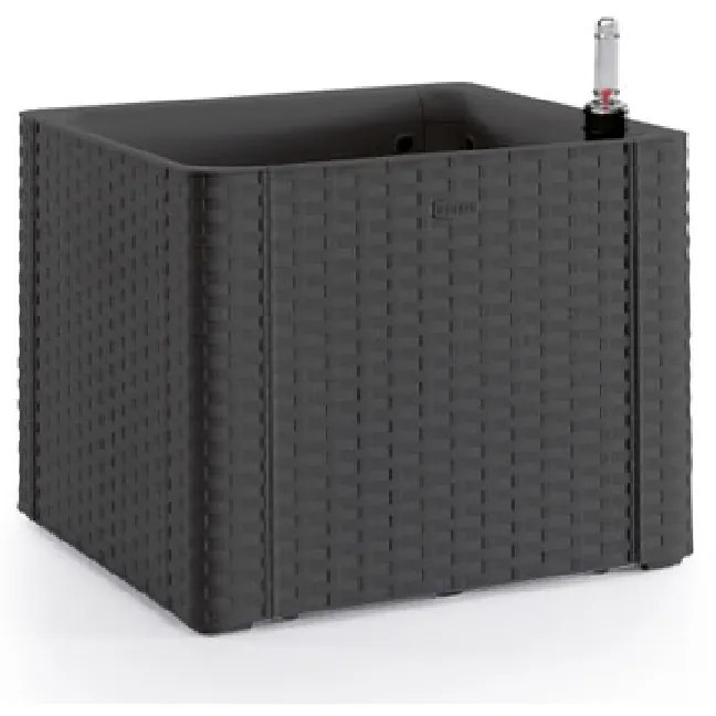 STEFANPLAST Truhlík samozavlažovací Natural Deluxe 35 l, antracit