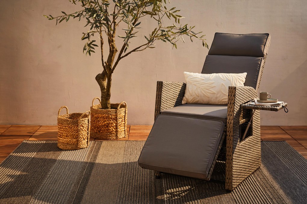 XXXLutz ZAHRADNÍ RELAXAČNÍ ŽIDLE, kov, plast, textil Ambia Garden - Online Only zahradní nábytek - 002306001101
