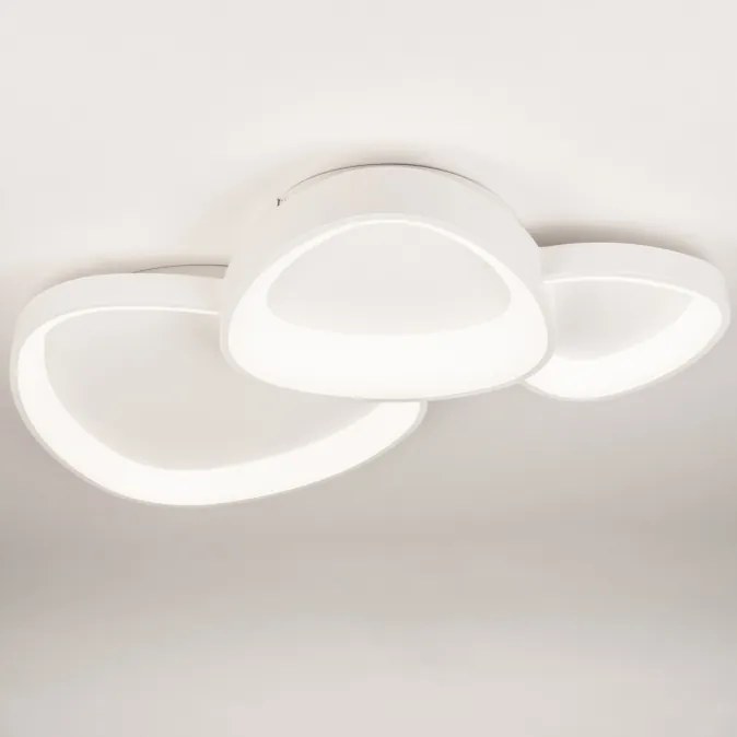Stropní designové LED svítidlo Organic White 90