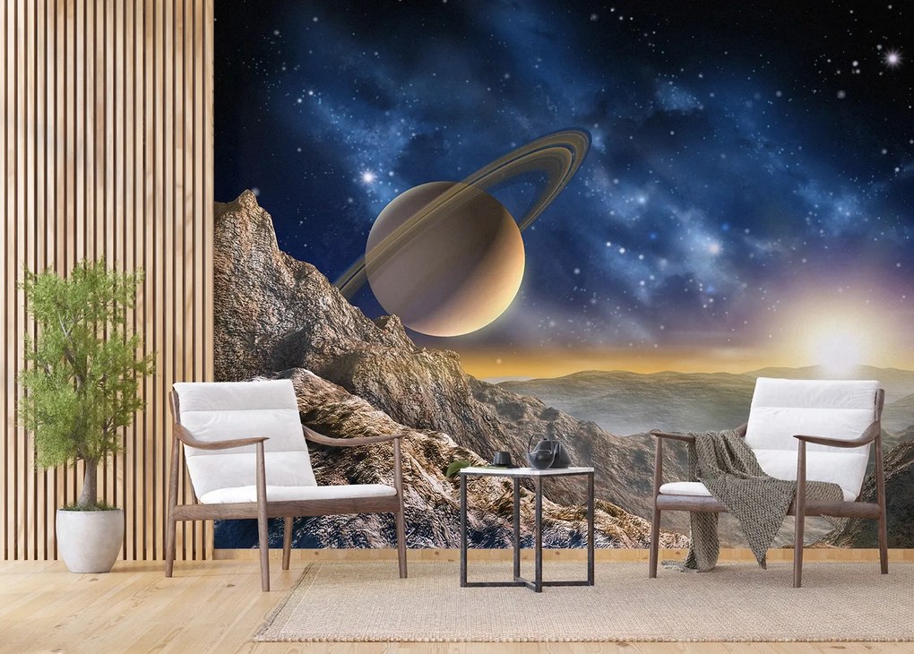 Fototapeta na míru Velkolepý Saturn | Vliesová fototapeta na zed' | DFTNXXL1126