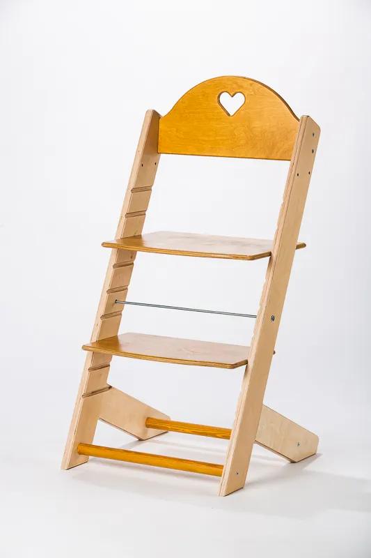 Lucas Wood Style rostoucí židle MIXLE -  přírodní/buk rostoucí židle MIXLE: Medvídek