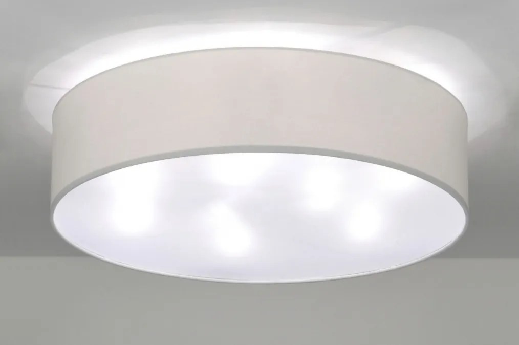 Stropní designové bílé svítidlo do obýváku Royal White