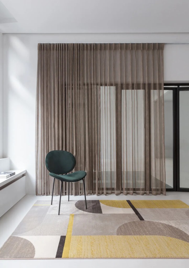 Kusový koberec Patina 410109/701, 120x170, žltá, obývacia izba, Osta