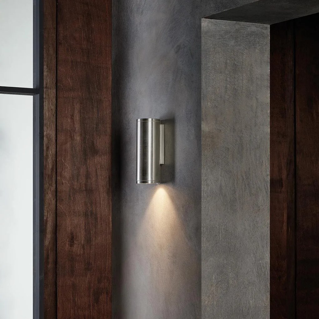 AST 1428002 Venkovní nástěnné svítidlo Ava 200 Coastal 6W GU10 kartáč. ocel - ASTRO Lighting