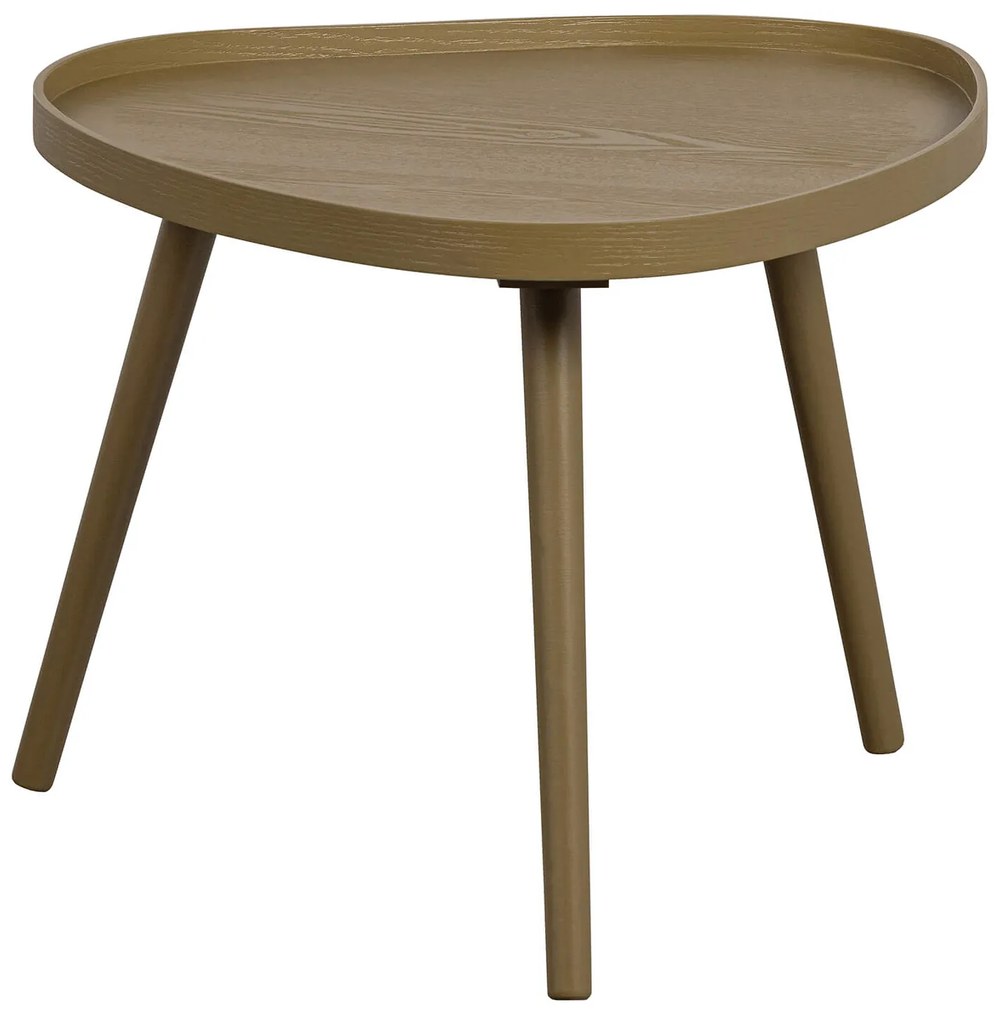 Odkládací stolek menna 61 x 40 cm hnědý MUZZA