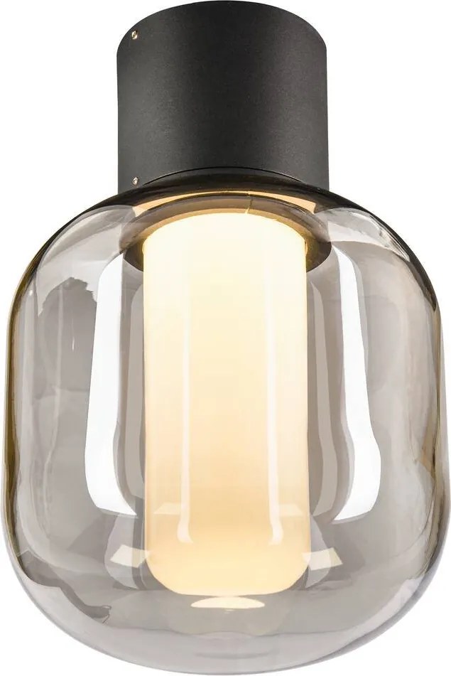 LA 1004677 OVALISK CL venkovní LED stropní přisazené svítidlo antracit CCT switch 3000/4000 K - BIG WHITE (SLV)